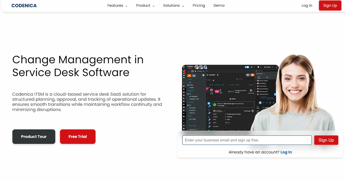 Change Management Software - Codenica (ITSM & ITAM)