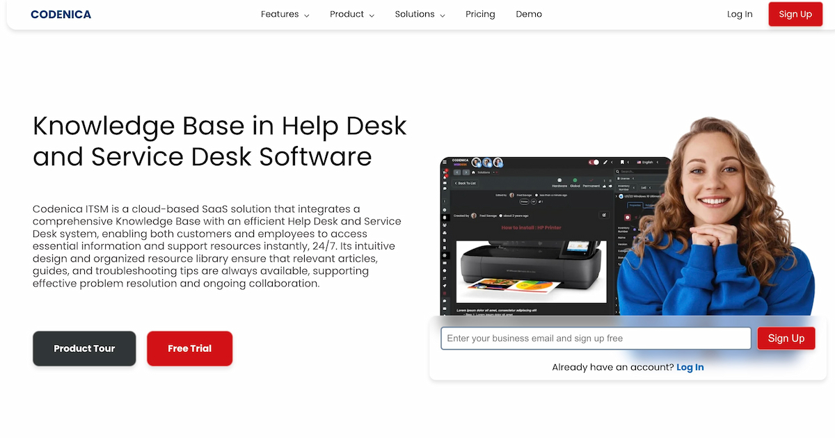 Knowledge Base Software Codenica ITSM + ITAM