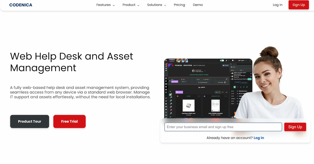 Web-Based Help Desk & Asset Management - Codenica ITSM